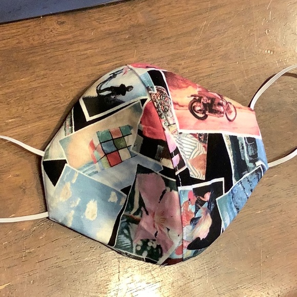 Handmade | Accessories | Collage Mask | Poshmark